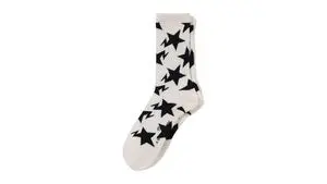 A BATHING APE Sta Pattern Socks - White