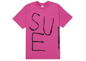 Supreme Painted Tee Shirt - Fuchsia