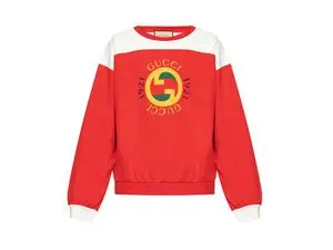 Gucci Interlock 1921 Logo Crewneck Sweatshirt