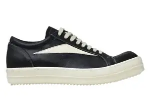 Rick Owens Leather Jumbolace Low Sneaks Sneakers