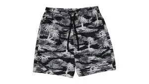 A BATHING APE Relaxed Fit Beach Shorts - Black