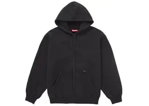 Supreme Work Zip Up Hooded Sweatshirt - Black