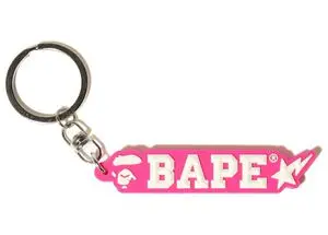 A BATHING APE Rubber Keychain