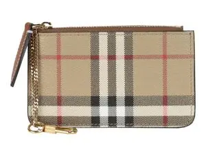 Burberry Kelbrook Check Coin Case - Archive Beige