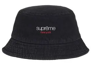 Supreme Denim Crusher Hat - Black