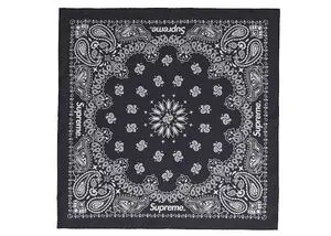 Supreme Silk Bandana - Black