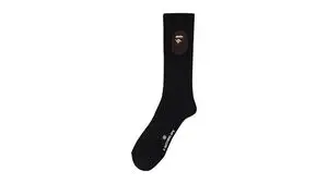 A BATHING APE Balloon Yarn Ape Head Socks - Black