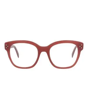 Celine Acetate Square Frame Optical Frames - Bordeaux Bordeaux Transparent (cl50086i/51/069)