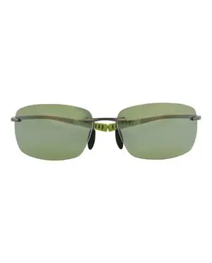 Maui Jim Shield Frame Titanium Sunglasses