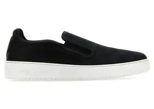 Mcm Monogram-print Leather Slip-on Sneakers