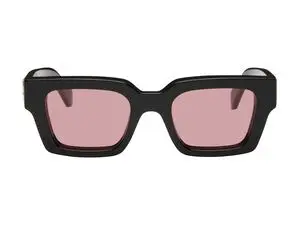 Off-White Square Frame Sunglasses - Black/red (oeri126c99pla0011025)