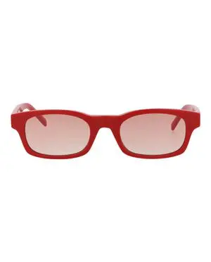 Givenchy Acetate Square Frame Sunglasses - Red Red Bordeaux (gv40032u/49/66t)