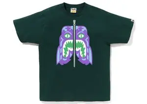 A BATHING APE Colors Tiger Tee Shirt - Green