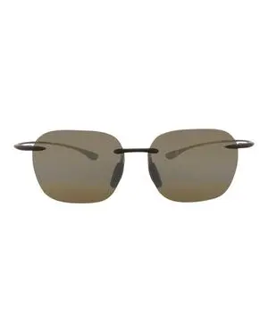 Maui Jim Square Frame Nylon Sunglasses - Rootbeer Rootbeer Bronze (h446/26m)