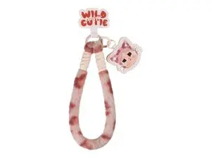POP MART Crybaby Wild But Cutie Series Pink Cutie Phone Charm - Multicolor
