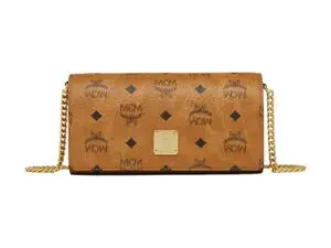 Mcm Aren Vi Mini Crossbody - Cognac