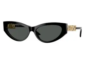 Versace Cat Eye Sunglasses - Black (ve4470b Gb1/87)