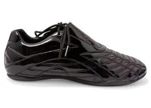 Balenciaga Zen Patent Sneakers - Black