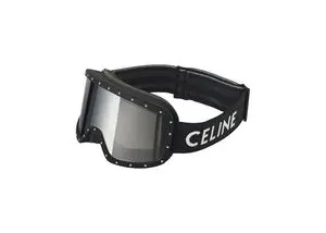 Celine Silver Mirror Lenses Ski Mask - Black (4s196cmbc.38bl)