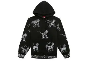 Supreme Animals Hooded Sweatshirt - Black