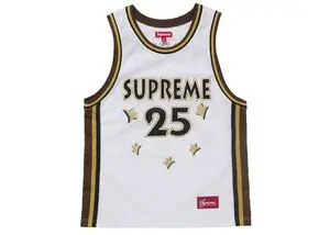 Supreme All Star Basketball Jersey - White