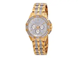 Bulova Crystal Bracelet Watch - Stainless Steel