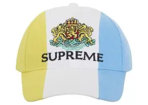 Supreme Crest 6-panel Cap - White