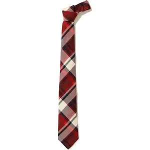 A BATHING APE BAPE Check Neck Tie Red