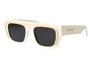 Palm Angels Salton Sunglasses - White Dark Grey (peri061s24pla0010107)