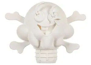 HARVEY NICHOLS Cones And Bones Figurine White - Multicolor