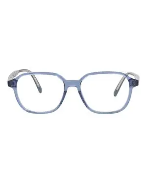 Dior Acetate Square Frame Optical Eyeglasses - Blue Blue Transparent (dm50055i/53/092)