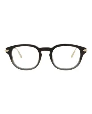 Dior Round-frame Acetate Optical Frames - Havana Gold Transparent (dm50030i/49/056)