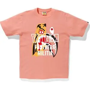 A BATHING APE Tiger Shark Tee Shirt Fw18 - Pink