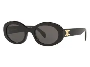 Celine Cl40194u Sunglasses - Black Shiny/grey (cl000312 1330l1)