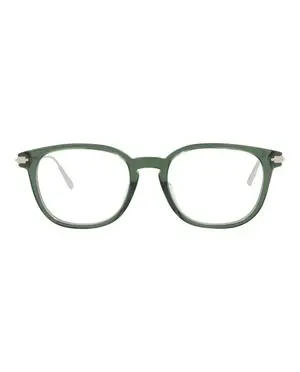 Dior Acetate Round Frame Optical Frames - Green Silver Transparent (dm50043i/51/096)