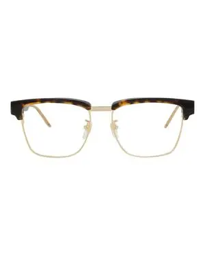 Gucci Square Frame Acetate Optical Frames - Havana Havana Transparent (gg0605o/30008100/002)