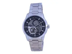 Bulova Skeleton Watch - Stainless Steel