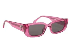 Palm Angels Yosemite Sunglasses - Pink Dark Grey Grey (peri056s24pla0013007)