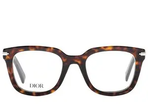 Dior Square Frame Acetate Optical Frames - Havana Havana Transparent (dm50046i/51/052)