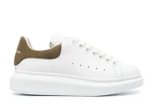 Alexander McQueen Oversized Sneakers - White/khaki