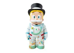 ALEC MONOPOLY Spaceman Richie Hand Finished Figurine - Multicolor