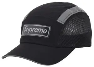 Supreme Side Mesh Cap - Black