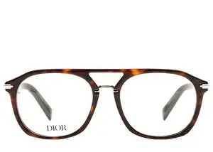 Dior Aviator-frame Acetate Optical Frames - Havana Havana Transparent (dm50037i/57/052)
