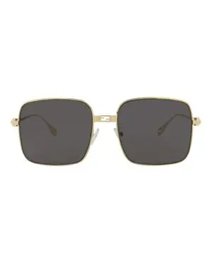 Fendi Square Frame Metal Sunglasses