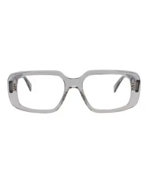 Celine Acetate Square Frame Optical Eyeglasses - Grey Grey Transparent (cl50143i/54/020)