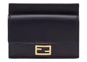 Fendi By Marc Jacobs Baguette Card Holder Black Nappa Leather Card Holder - Multicolor