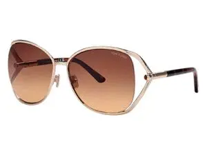 TOM FORD Butterfly Sunglasses - Shiny Rose Gold (ft1091 28f)