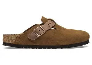 BIRKENSTOCK Boston Braided Suede Clogs