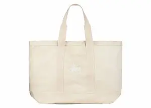 StÜssy Canvas Extra Large Tote Bag - Natural