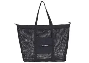 【完全未使用タグ付き】supreme Mesh Tote Bag Black Supreme Mesh Tote Bag - Black | Editorialist